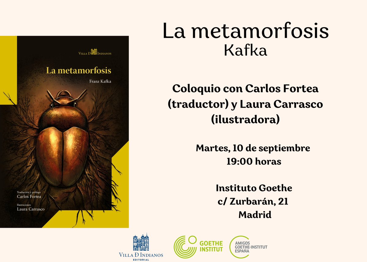 La metamorfosis de Kafka en el Instituto Goethe | Que Revienten los ...